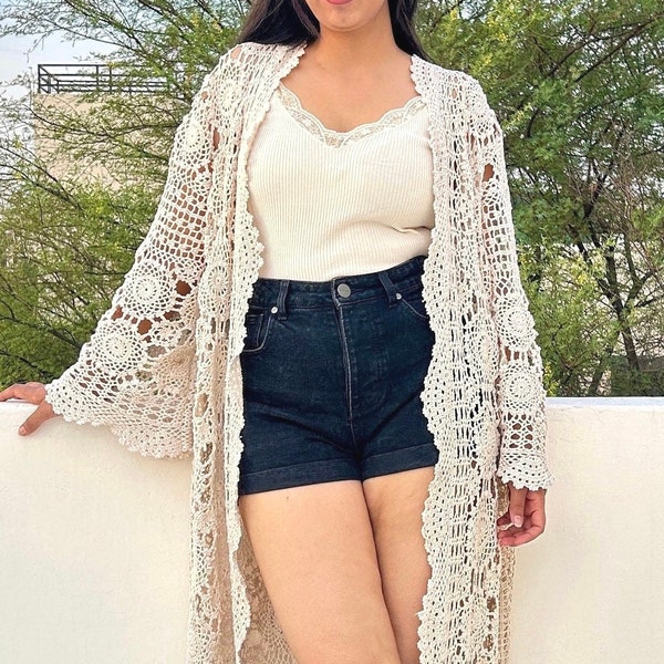 Crochet Duster - Etsy