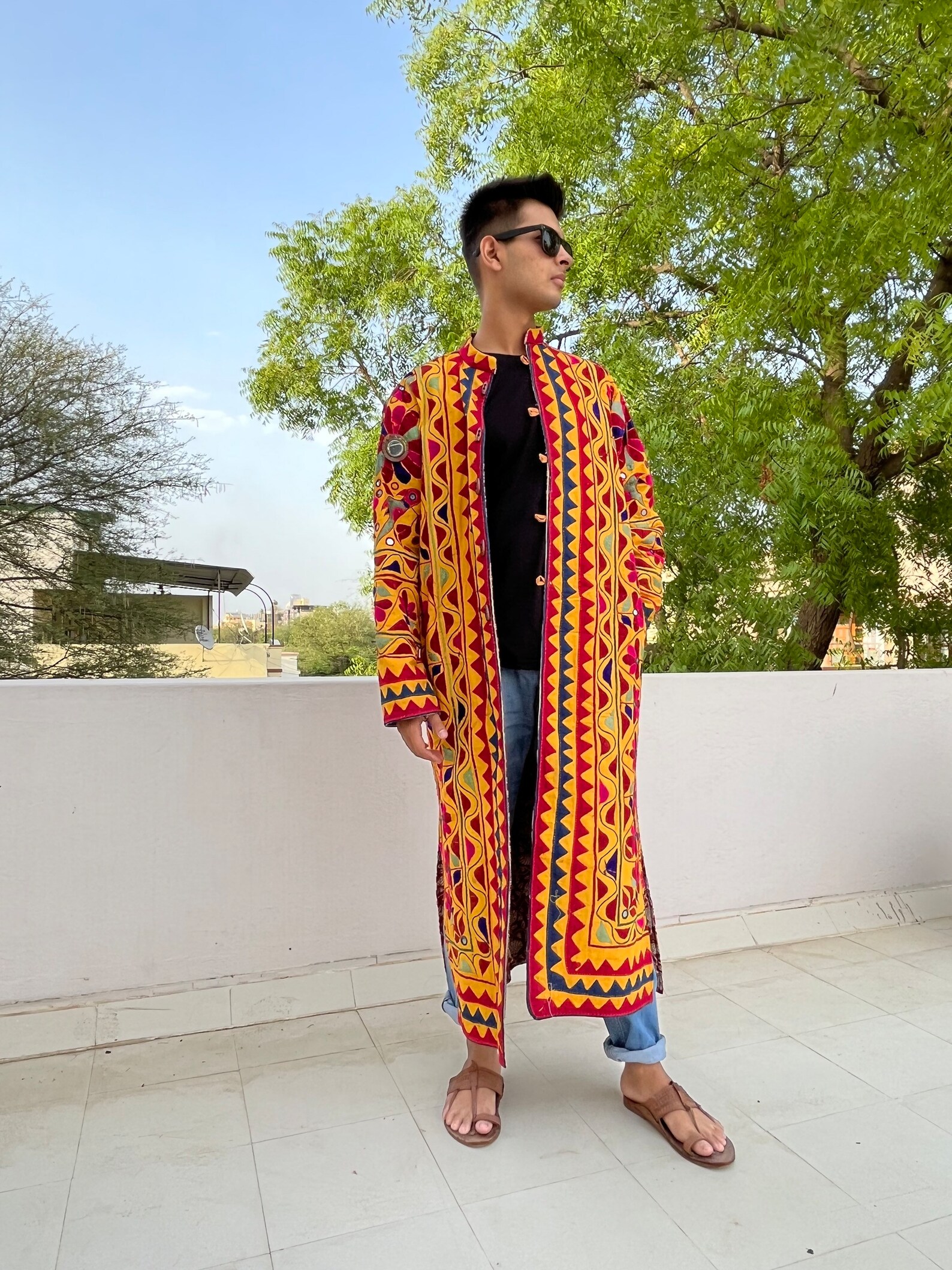 Quilted Jacket Boho Duster Coat Handmade Jacket Bohemian - Etsy