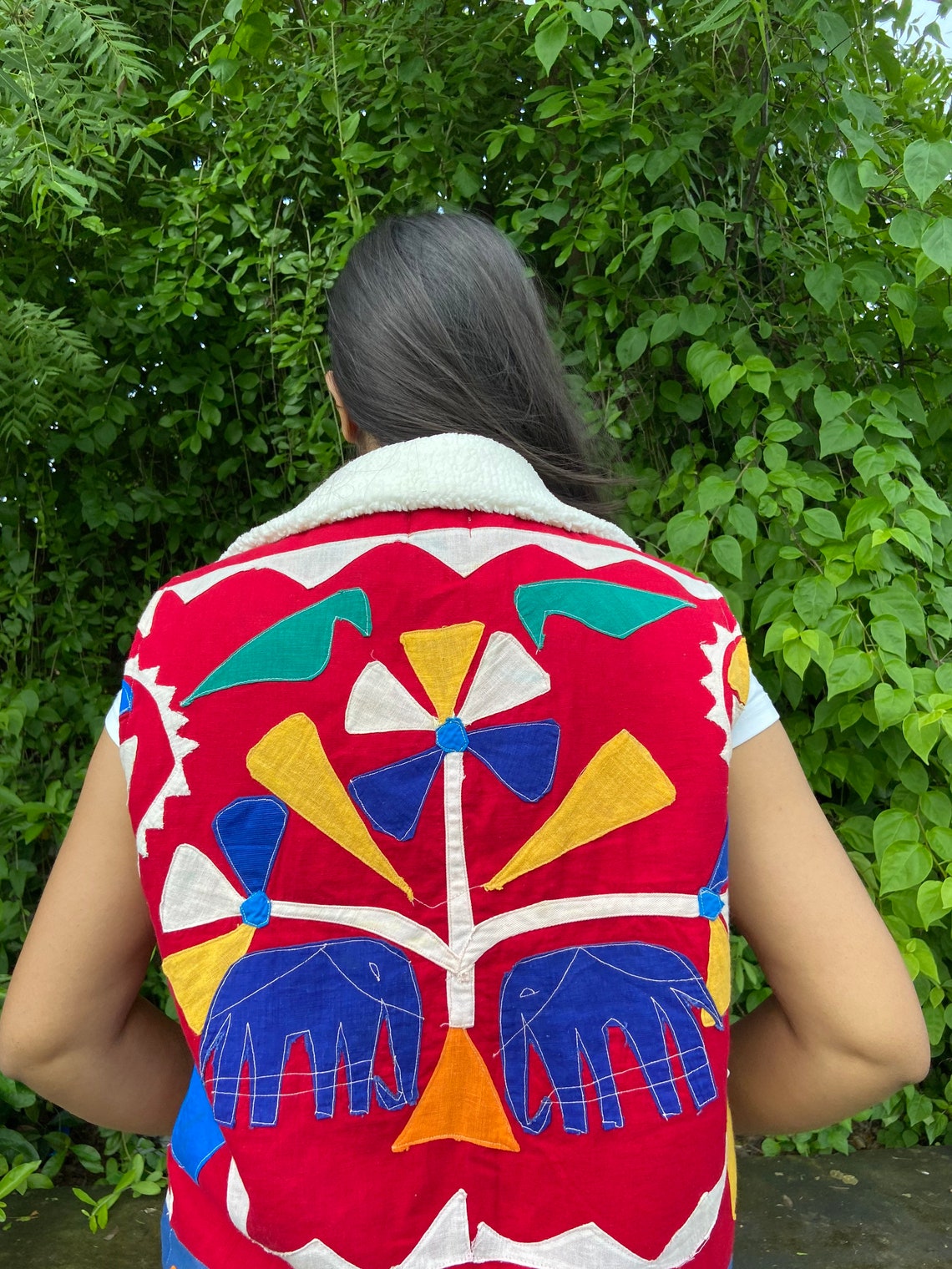 Appliqué Patchwork Vest /vintage Quilt Jacket / Multicoloured - Etsy