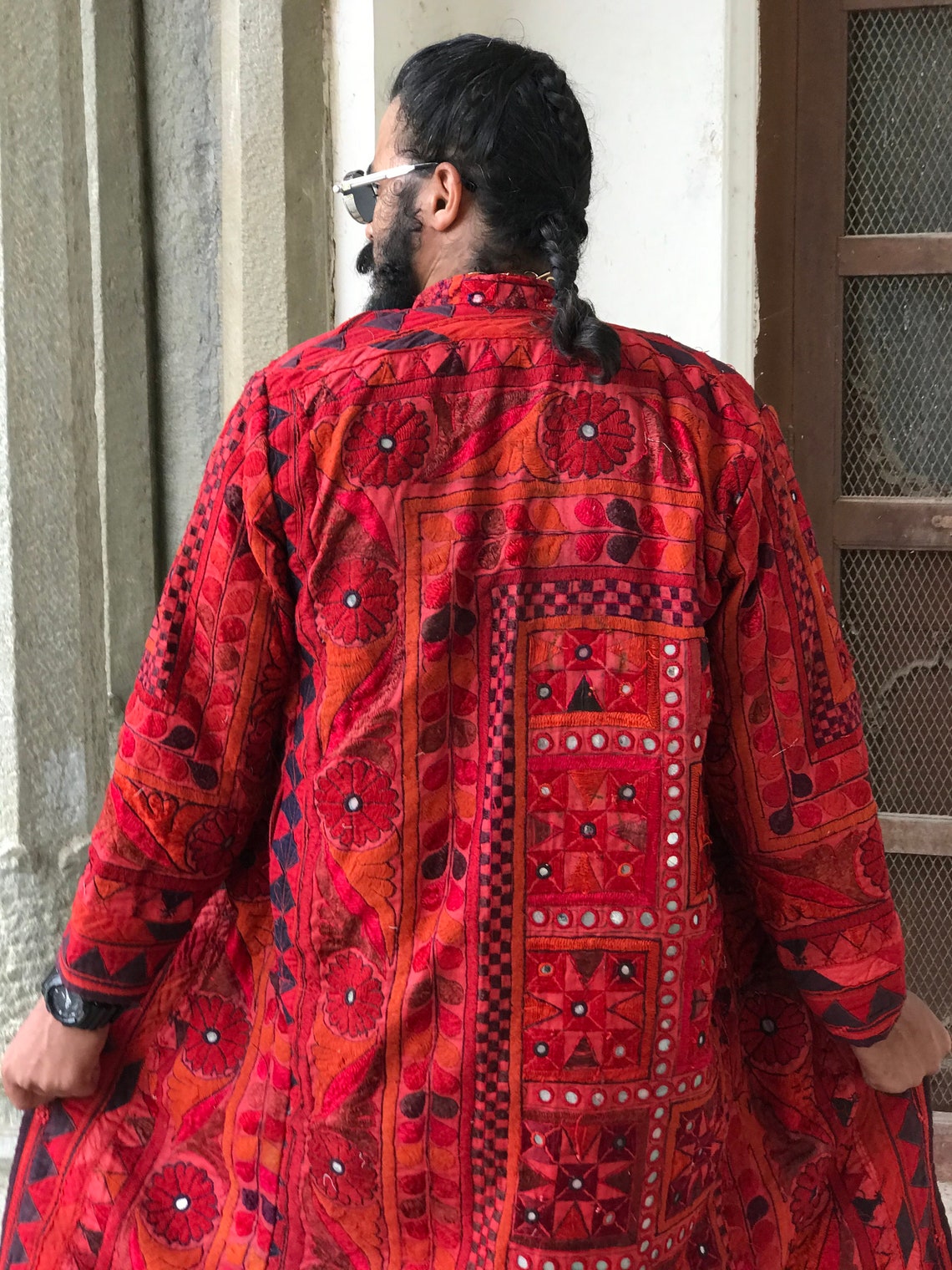 Buy Banjara Jacket / Red-dyed Vintage Coat / Embroidered Coat / Online ...