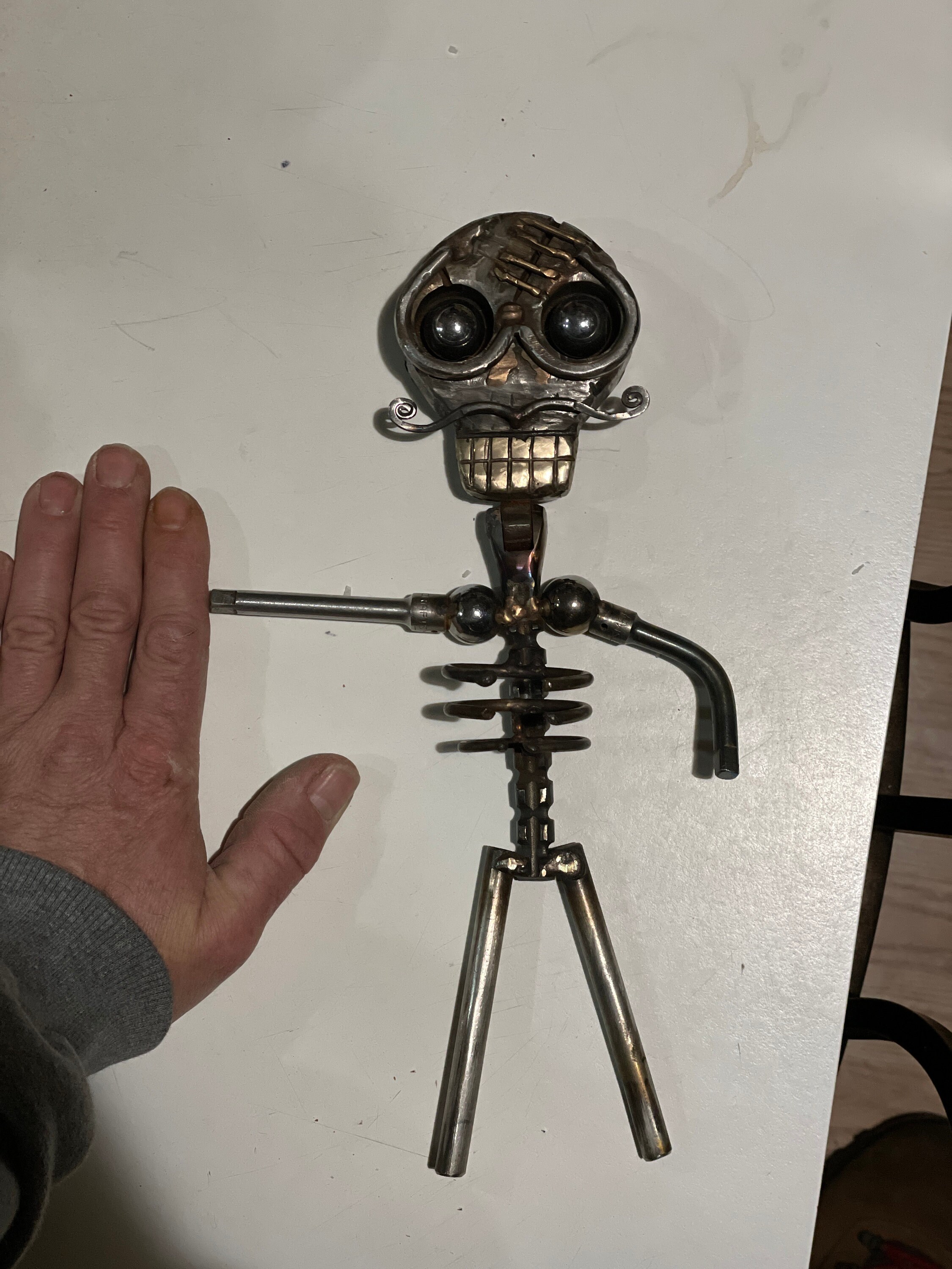 Weld Art in a Skeleton - Etsy