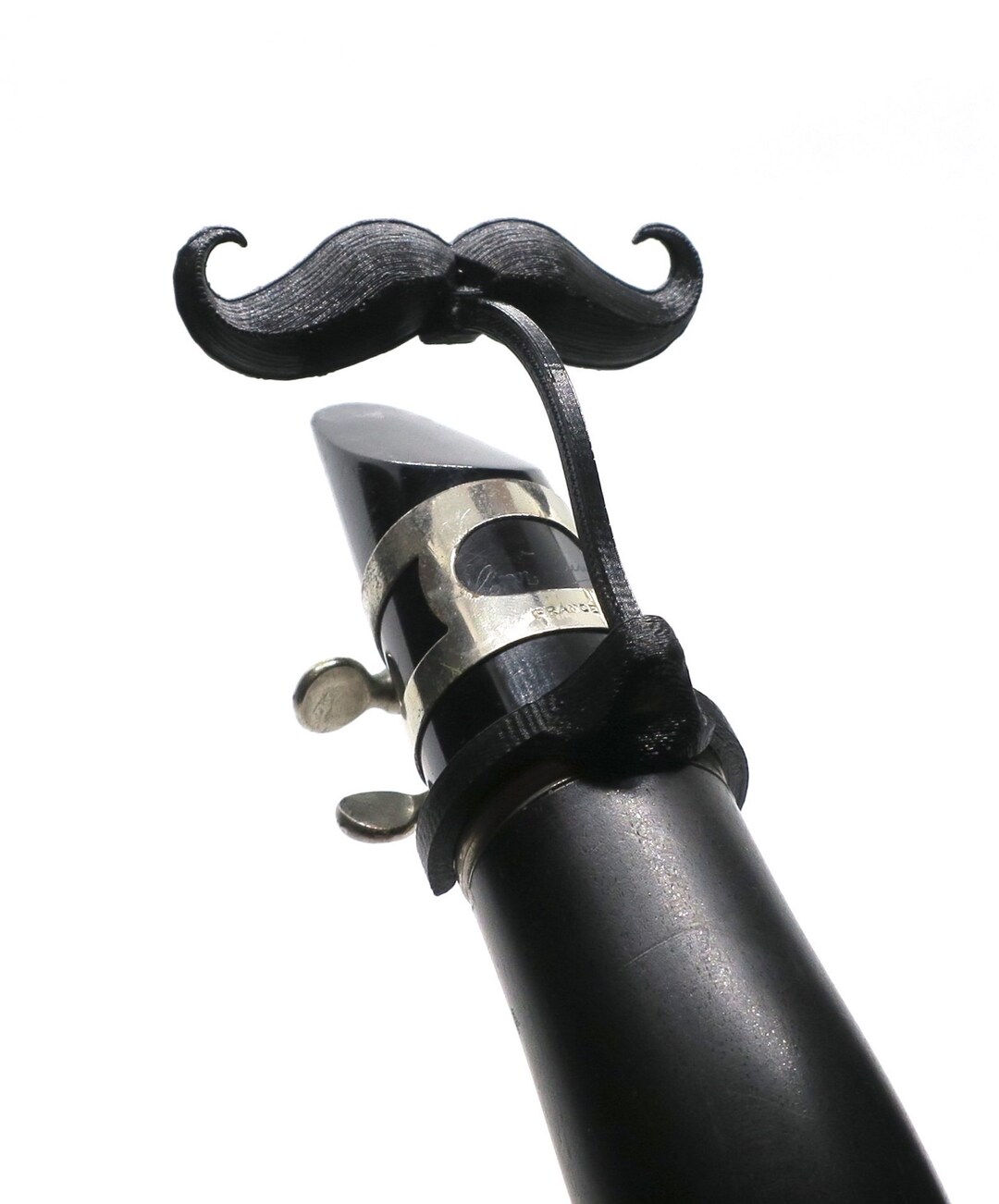 Clarinet-stache by Brasstache - Clip-on Mustache for Clarinet - Etsy