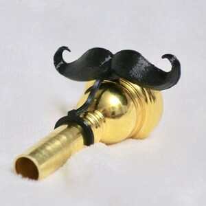 Clip-on Mustache for Brass Mouthpieces Gift for Trumpet - Etsy
