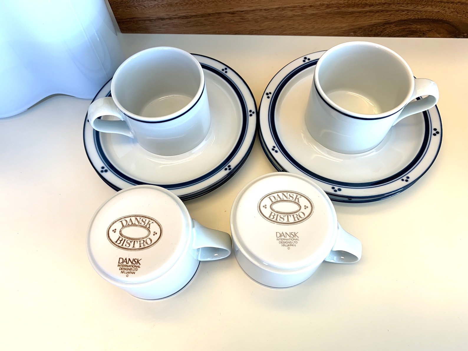 SET of SIX DANSK Bistro Fredriksborg Blue Danish Modern 2 - Etsy