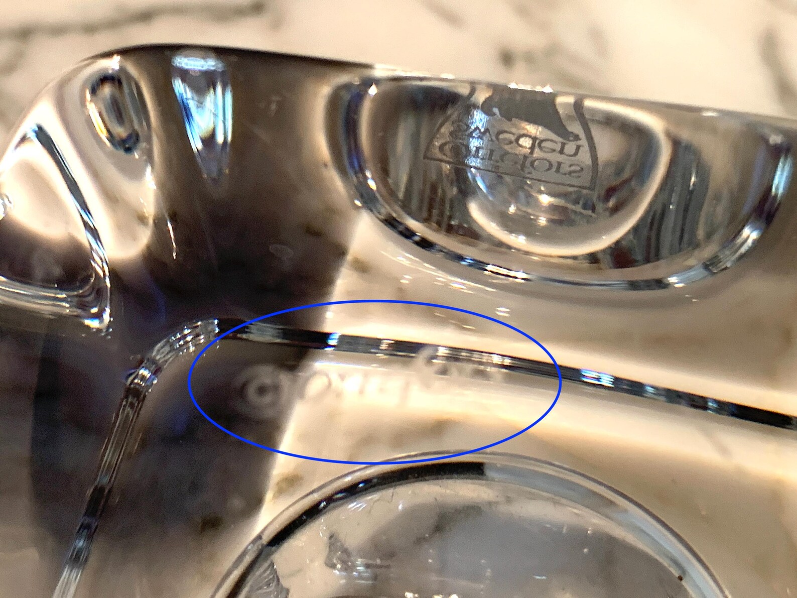 One ORREFORS Crystal Clear ICE CUBE Tea Light Votive Candleholder ...