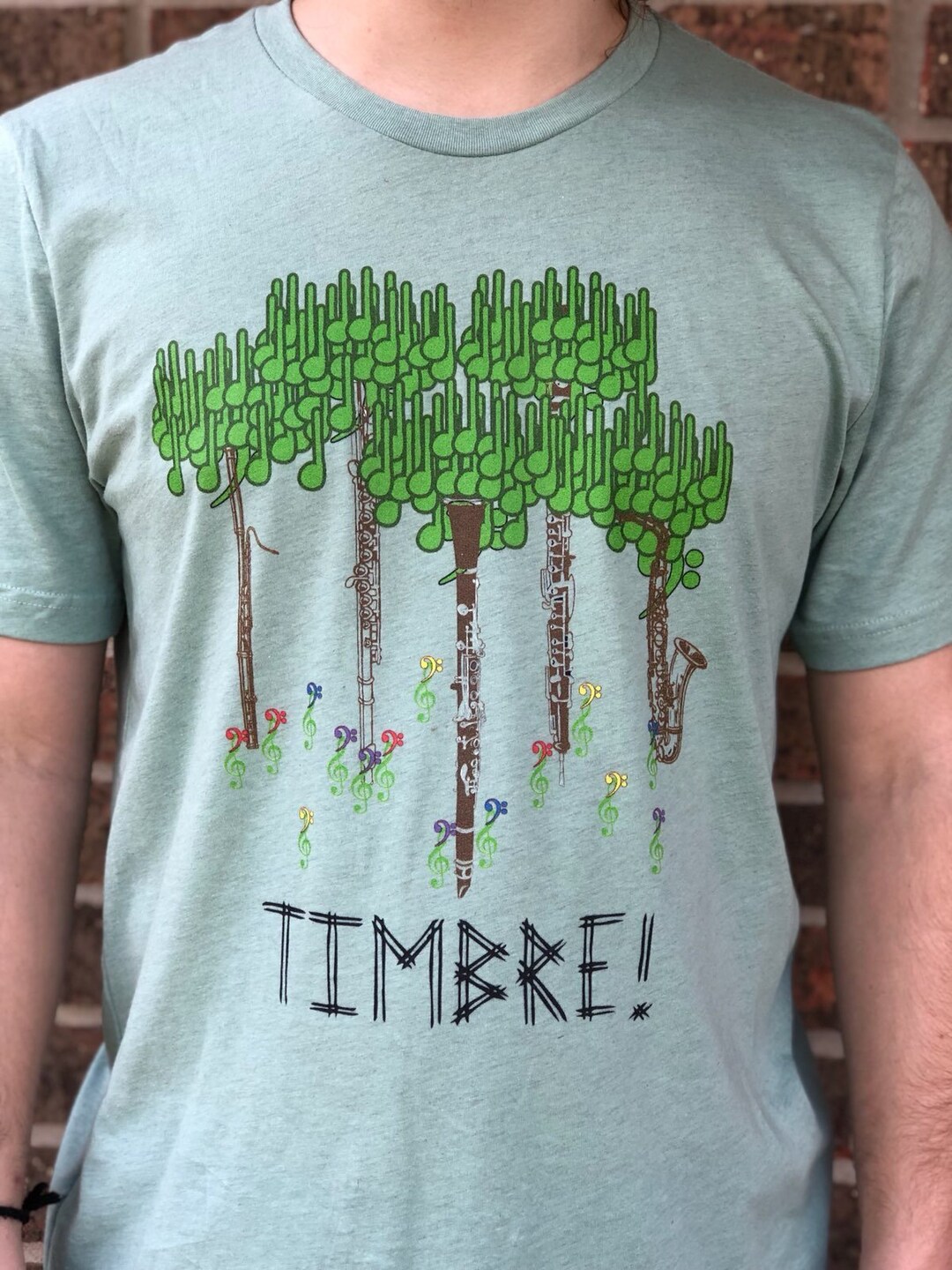 Woodwind Timbre Forest T-shirt - Etsy