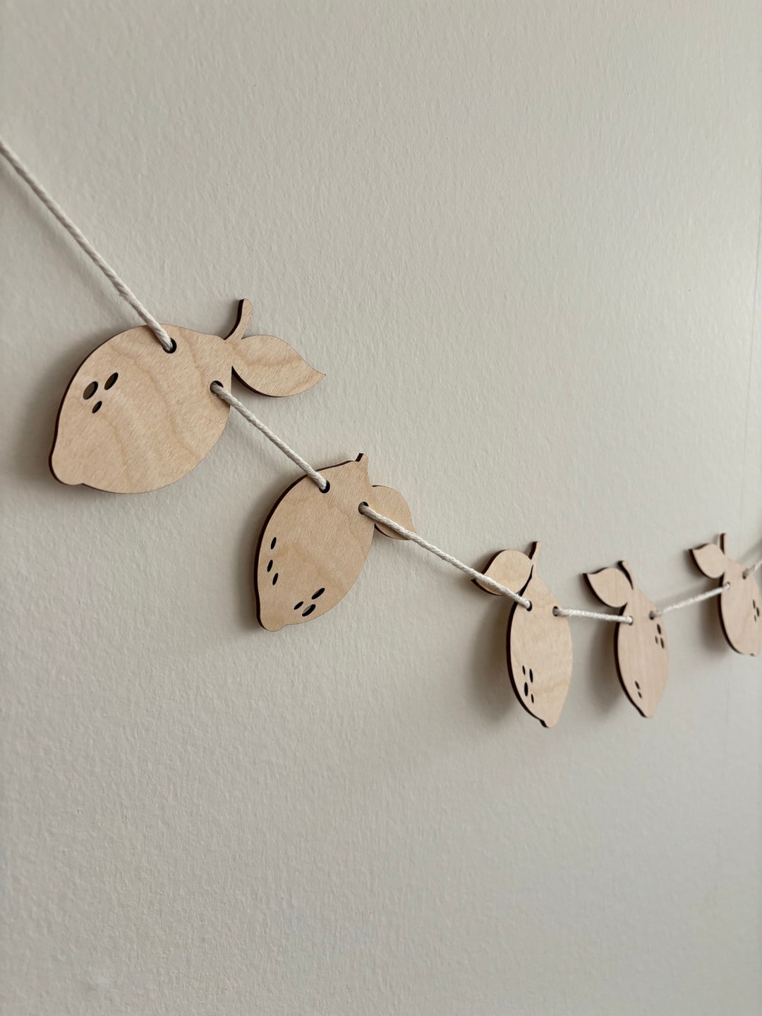 Lemon Bunting Garland Frilly Designs - Etsy