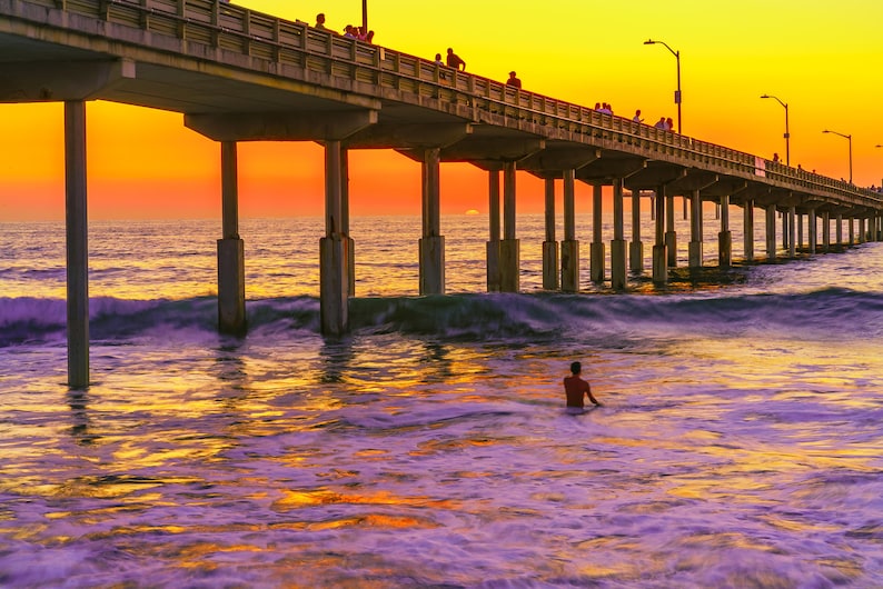 San Diego Sunset Photography Image Pack +|+ Digital Download - Etsy