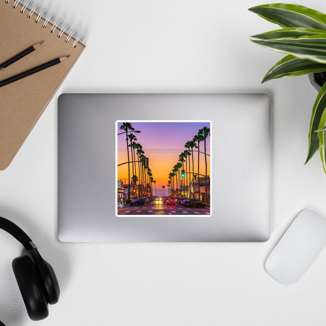 Ocean Beach, San Diego Sunset Sticker - Etsy