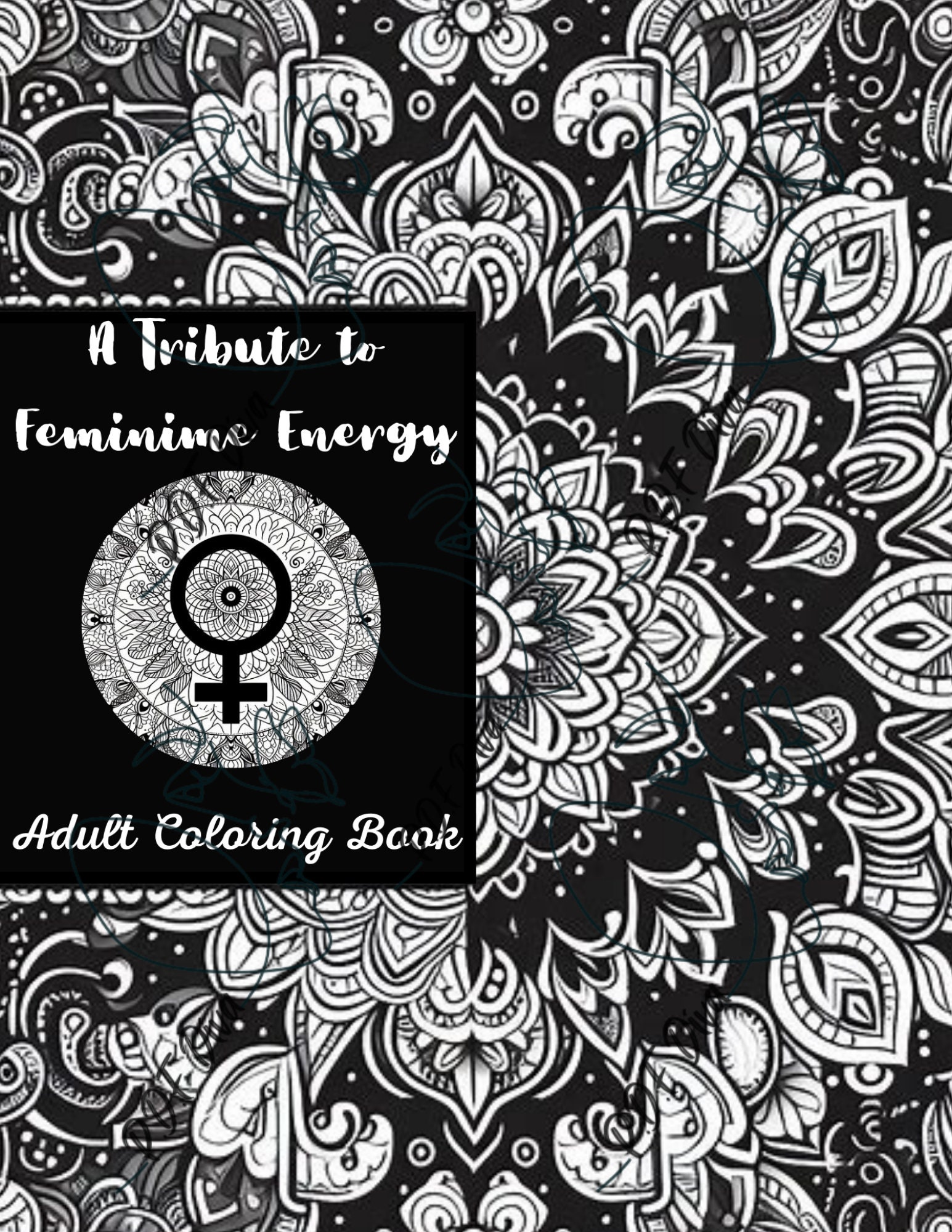 A Tribute to Feminine Energy Adult Coloring Book - Etsy