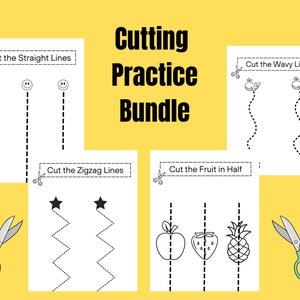 Cutting Practice, Preschool, Scissors, Cutting Paper, Kindergarten ...