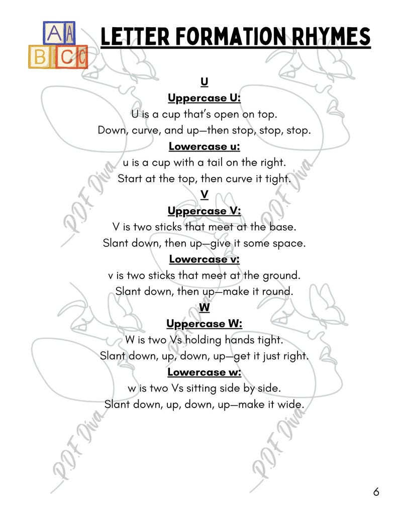 Letter Formation Rhymes, Alphabet, Preschool, Letters, Writing ...