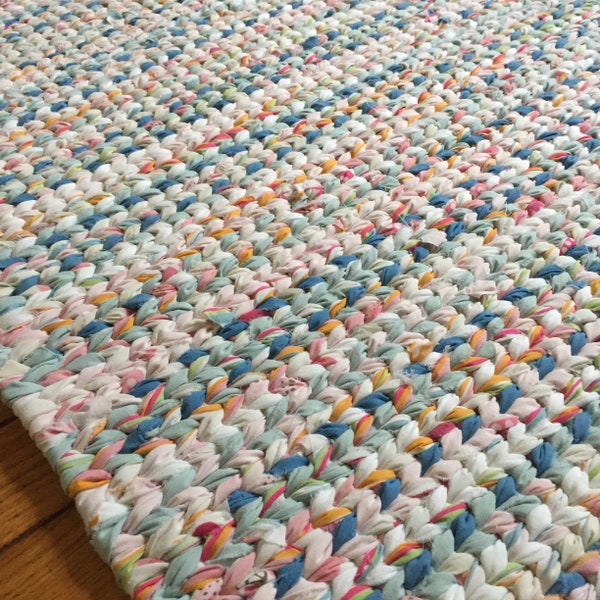 Rag Rug Runner - Etsy