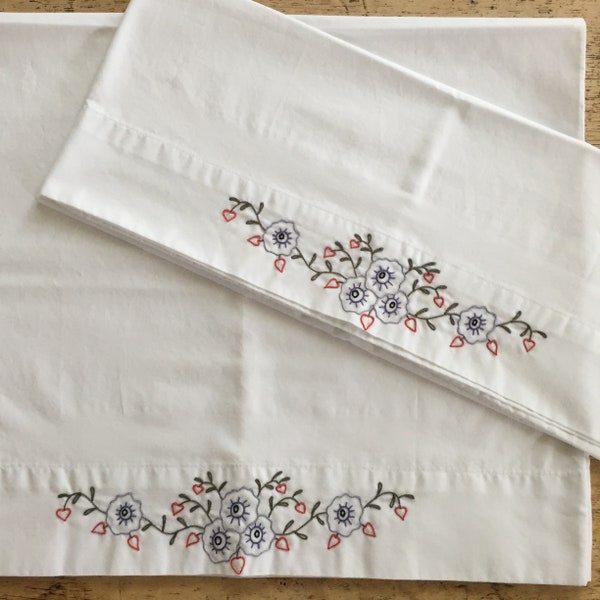 Embroidered Sheets - Etsy