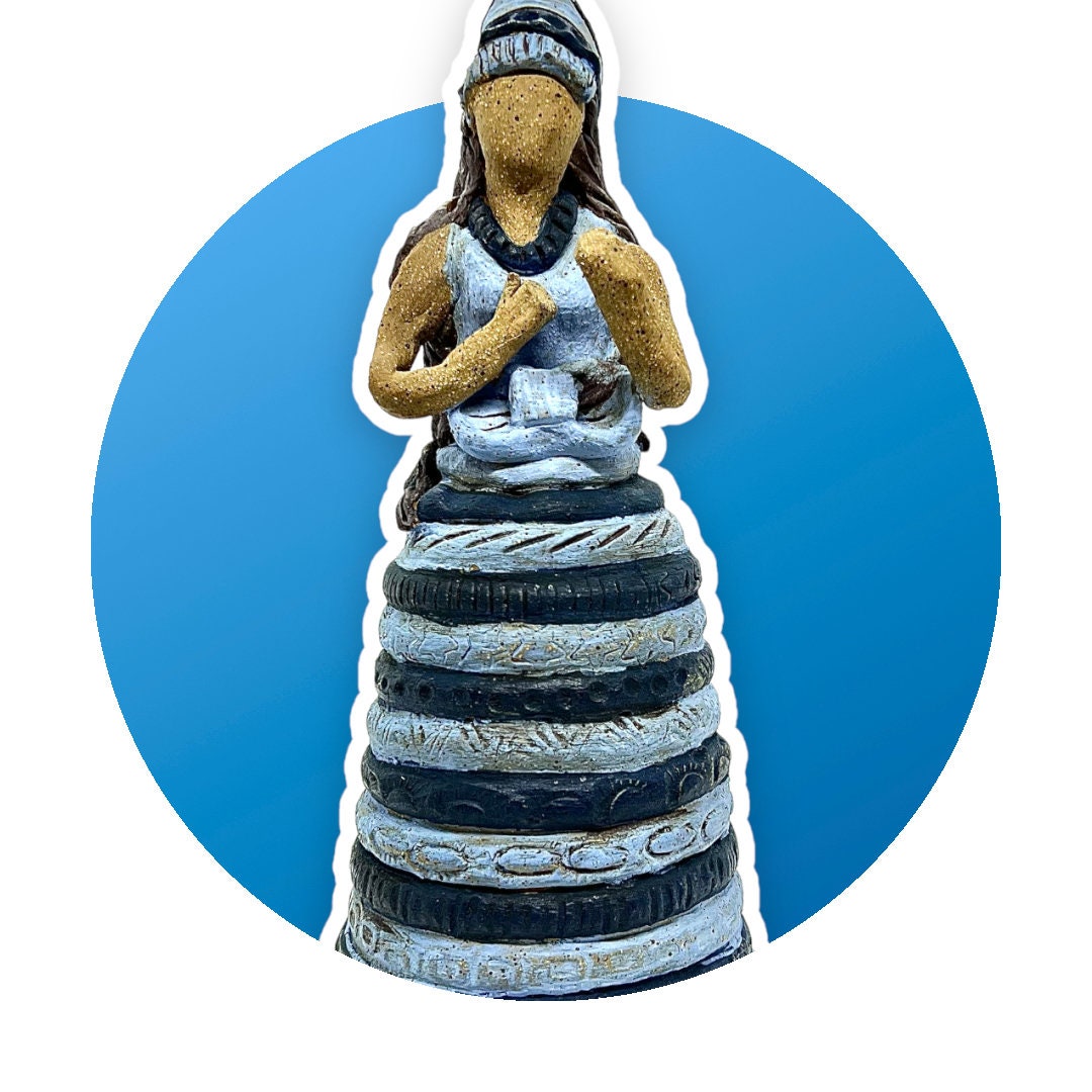 Sculpture of Iemanjá Mãe Das Águas/yemaya Statue Mother of the Sea ...