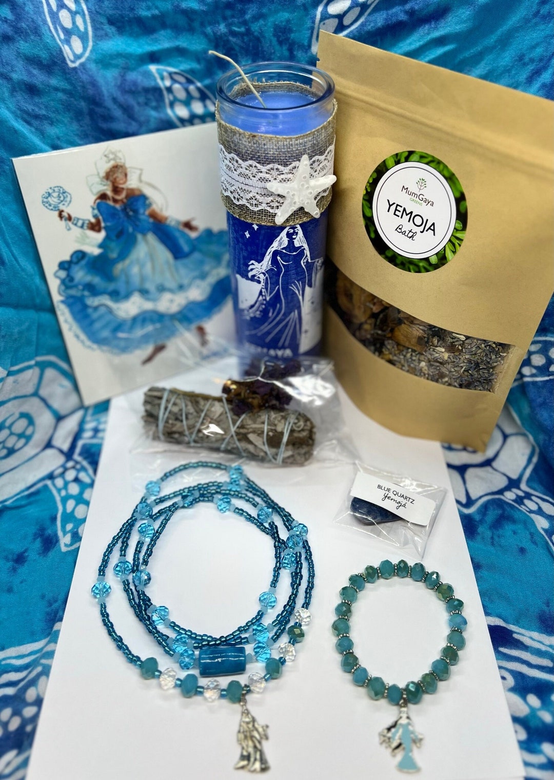 Yemoja Ritual Box/caixa De Ritual De Iemanjá/yemonja/jemanja/yemaya ...