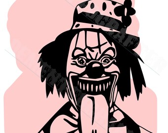 Clown cutouts | Etsy