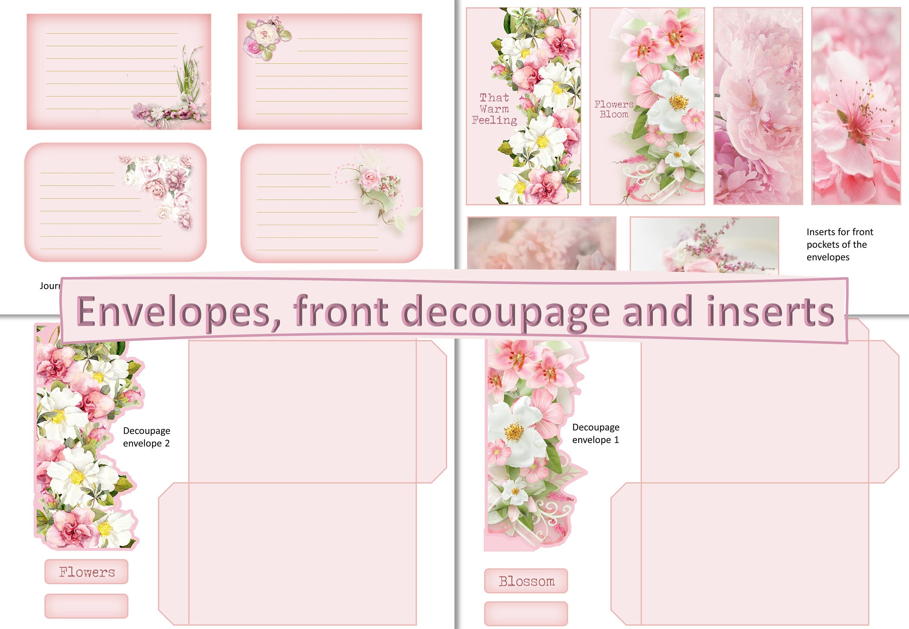 Printable Journaling Card Kit. 24 Pages to Print. JPEGS and - Etsy