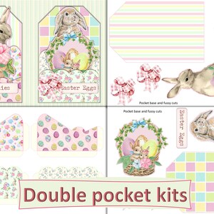 Printable Easter Bunny Journal Kit With Free Ephemera, Pockets, Fussy ...