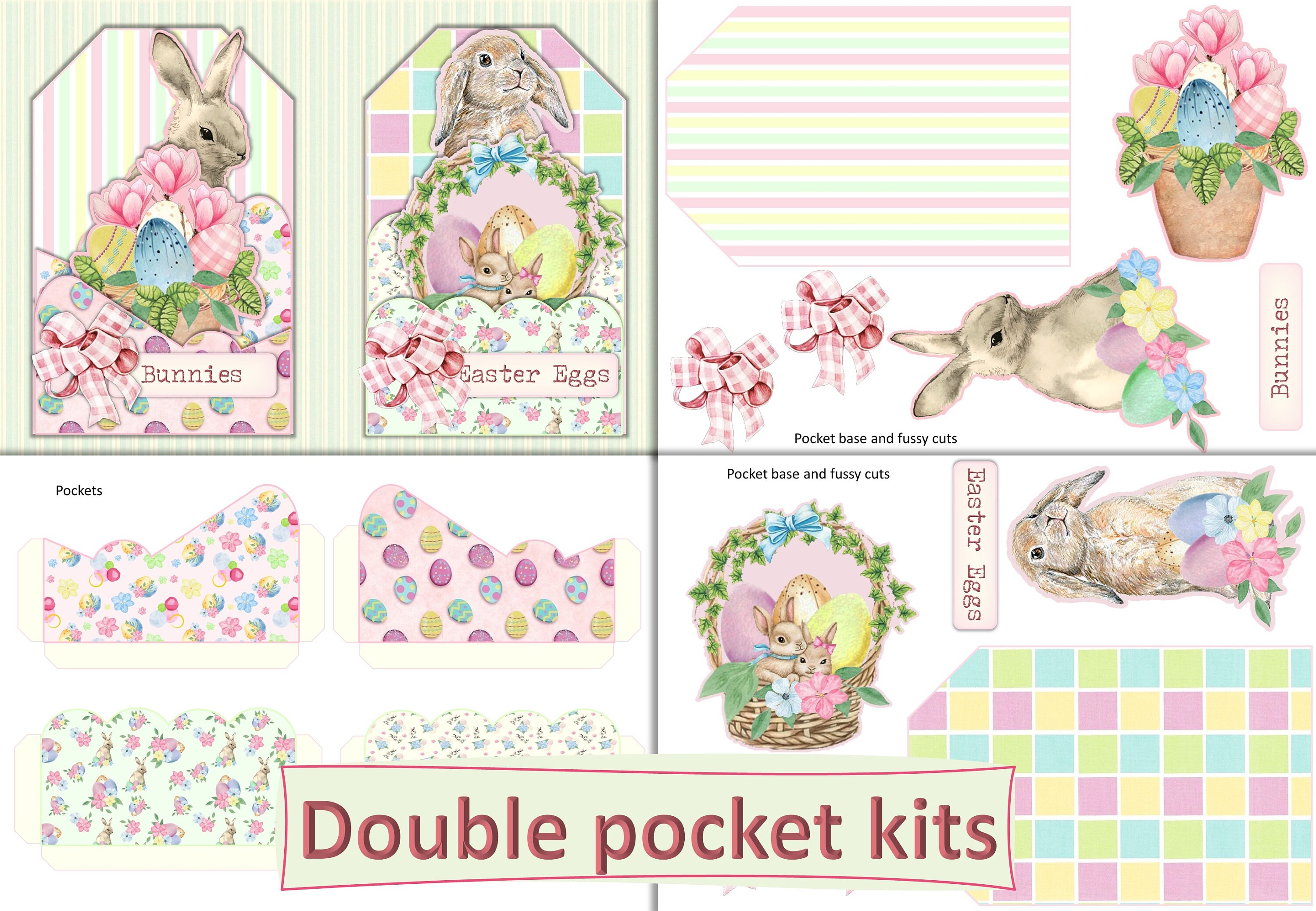 Printable Easter Bunny Journal Kit With Free Ephemera - Etsy