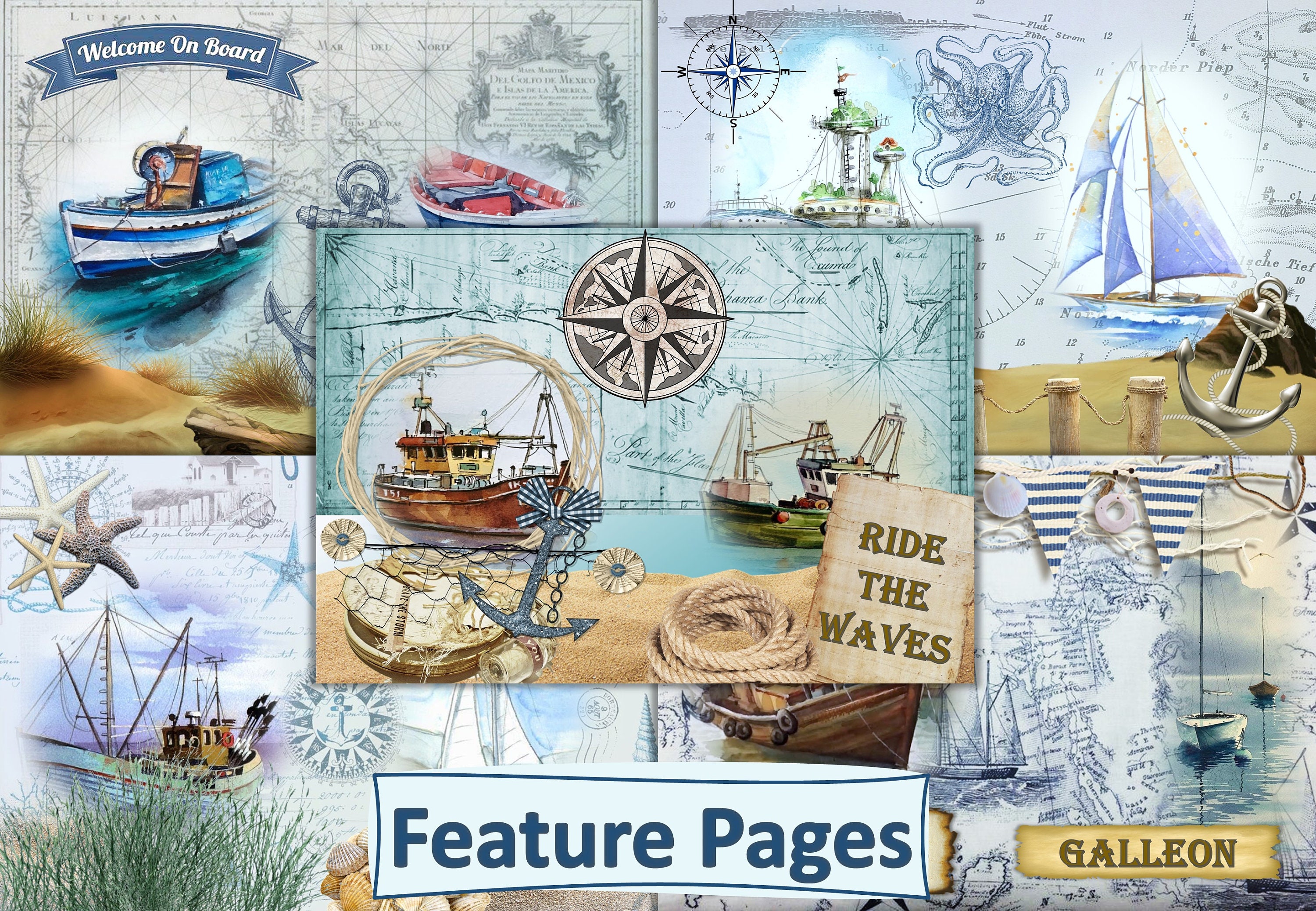 Printable Nautical Journaling Kit With Free Ephemera. All - Etsy UK