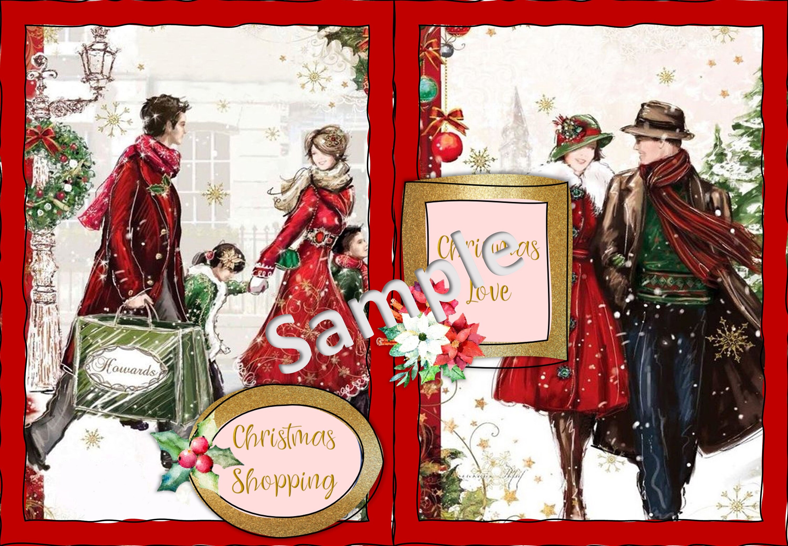 Printable Christmas Journal Pages. Modern Christmas Journal. | Etsy