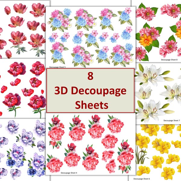 Decoupage Designs - Etsy
