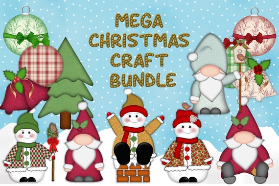 Christmas Clipart Bundle 75 Elements for Commercial Use | Etsy