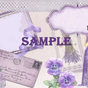 Art Deco Vintage Printable Journal Pages. JPEG, Collage Sheets ...