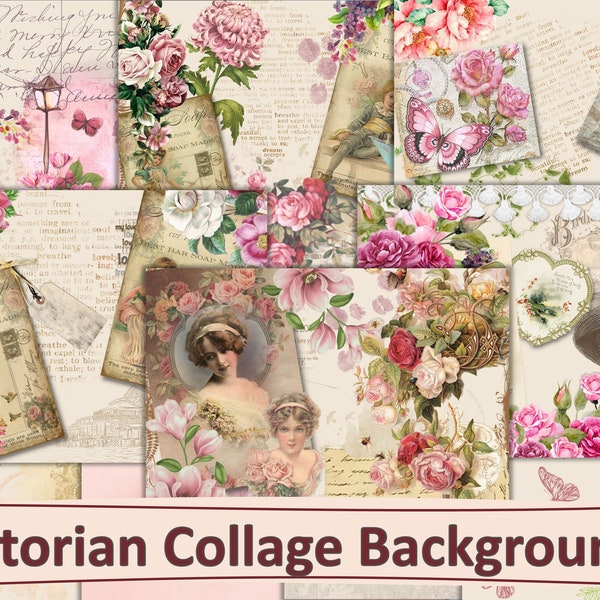Victorian Collage - Etsy