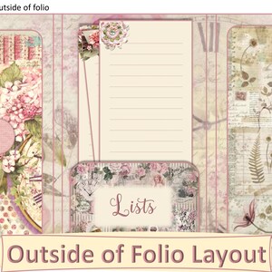 Printable Greetings Cards Folio Kit. Backgrounds, Tags, Date Cards ...