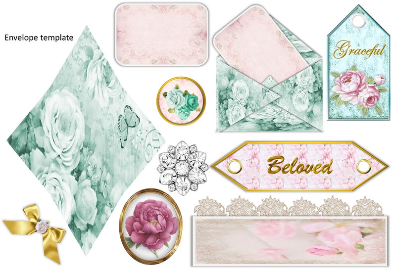 Printable Junk Journal Kit With FREE Ephemera and Decoupage - Etsy