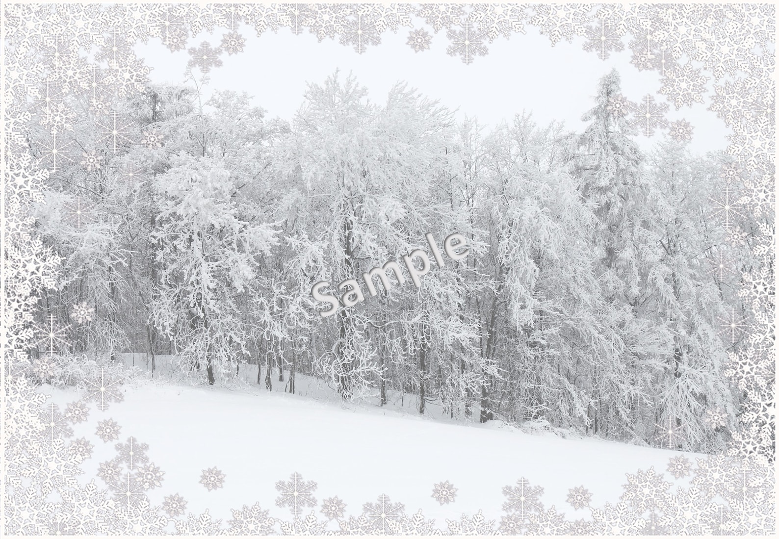 Printable Winter Snow Scene Backgrounds Journal Pages | Etsy