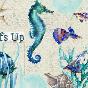 Printable Nautical Ships and Sea Life Journaling Kit With Free Ephemera ...