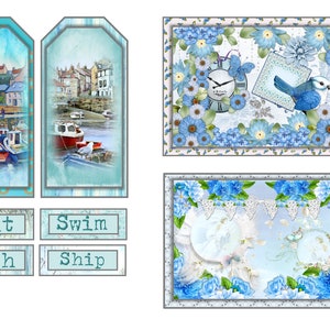 Printable Nautical Ships and Sea Life Journaling Kit With Free Ephemera ...