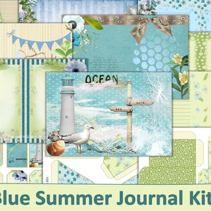 Printable Spring Summer Journal Kit With Free Ephemera. Junk Journals ...