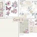 Printable Shabby Chic Card Making Kit, Five Cards Decoupage, Pockets ...