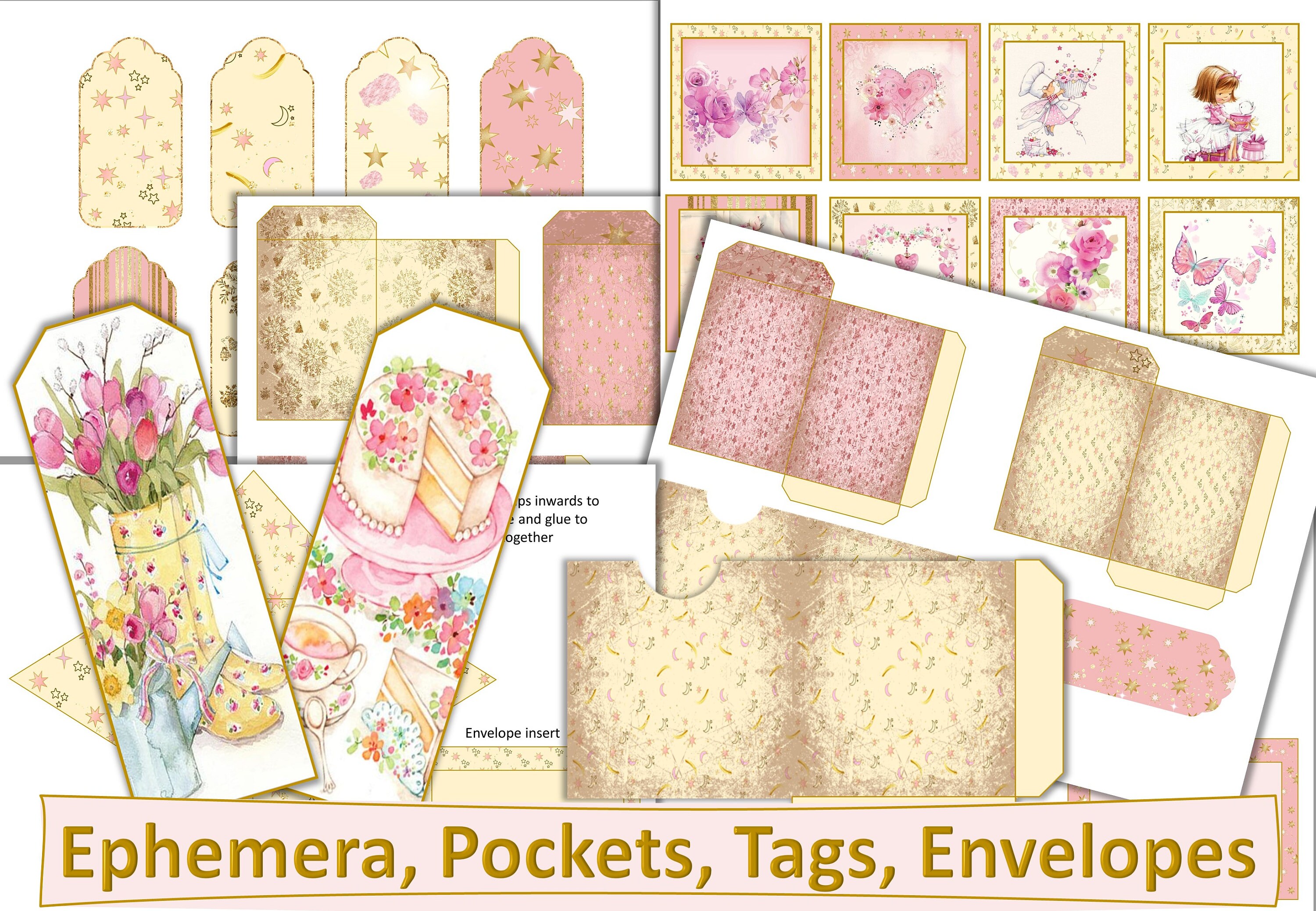 Printable Modern Journal Kit With Free Ephemera. 40 Page - Etsy