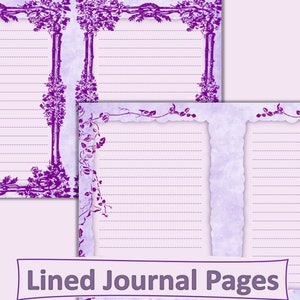 Lilac Days Printable Journal Kit With Free Ephemera. JPEG and PNG - Etsy