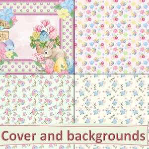Printable Easter Bunny Journal Kit With Free Ephemera, Pockets, Fussy ...