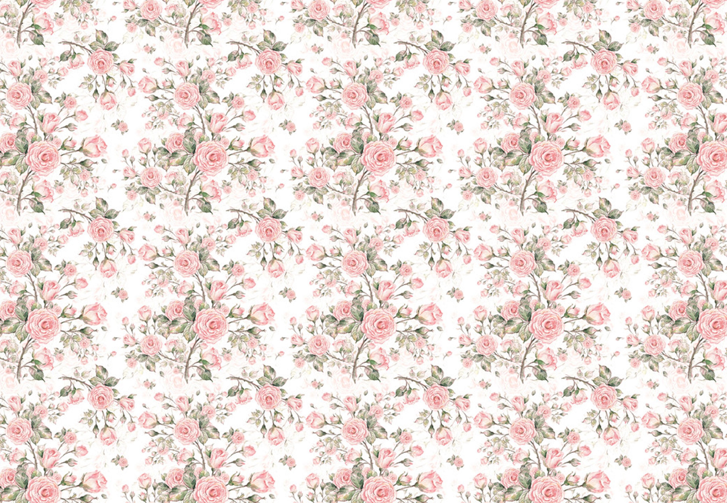 Printable Pink Watercolour Floral Background Pages. 10 A4 | Etsy Canada