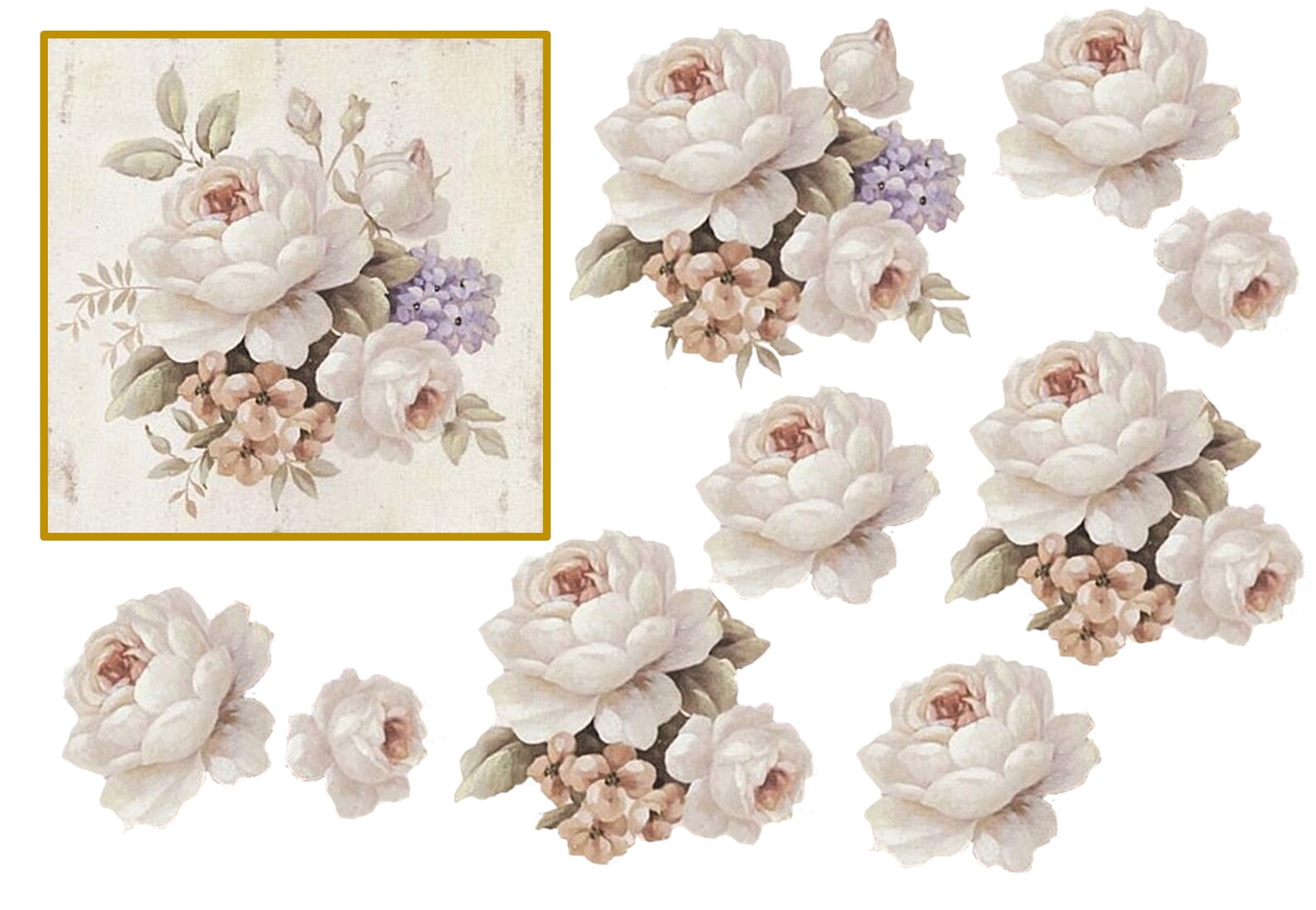 Printable Collage Sheet in A4 With All PNG Files and SVG for - Etsy UK