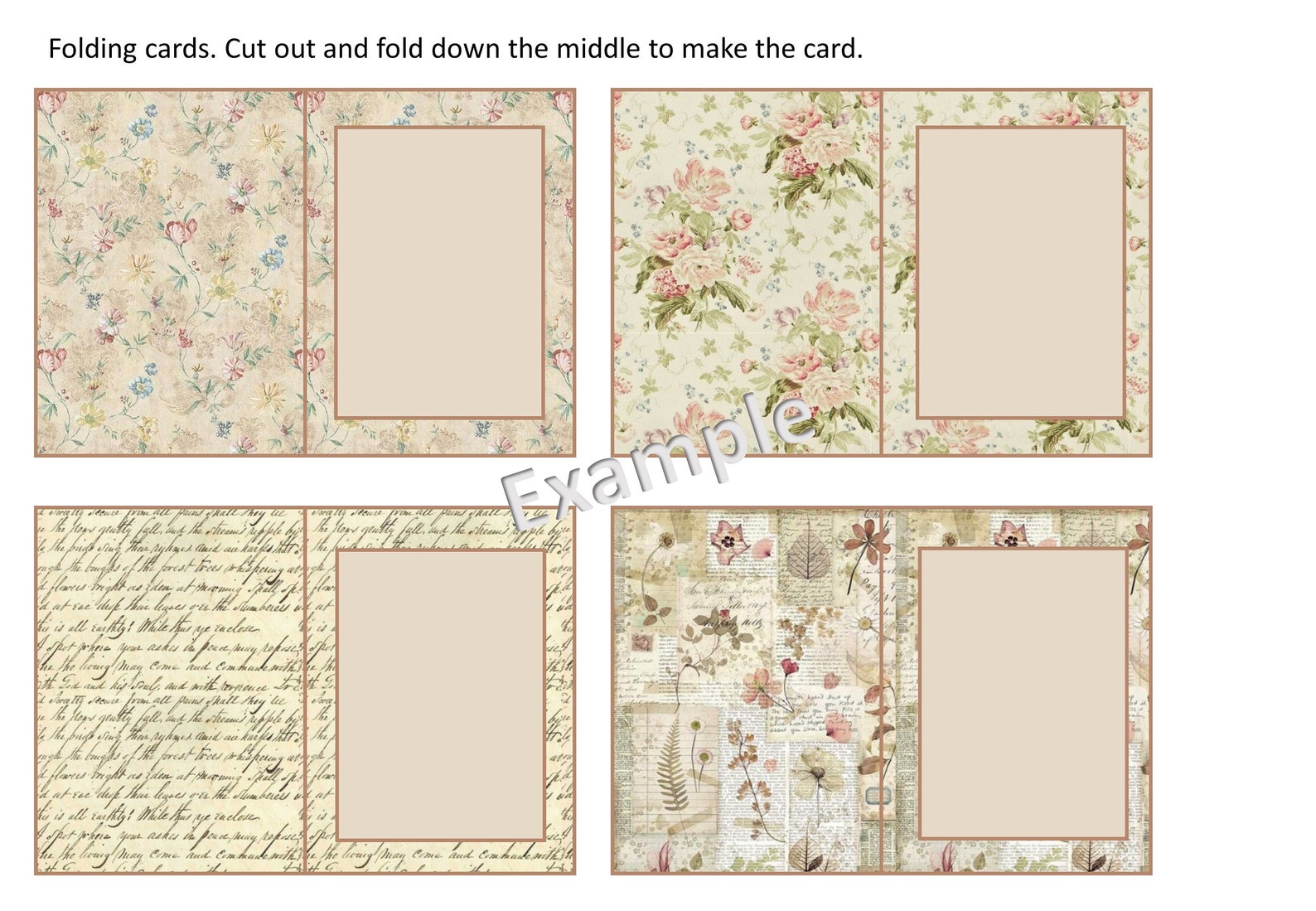 Printable Journal or Scrapbook Ephemera Kit. 65 Pieces. Shabby - Etsy UK