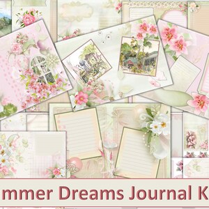 Printable Summer Journal Kit With Free Ephemera. Junk Journal Kit ...