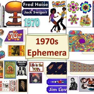 Printable Retro 1970s Journal Kit With Free Ephemera, JPEG, PDF and PNG ...