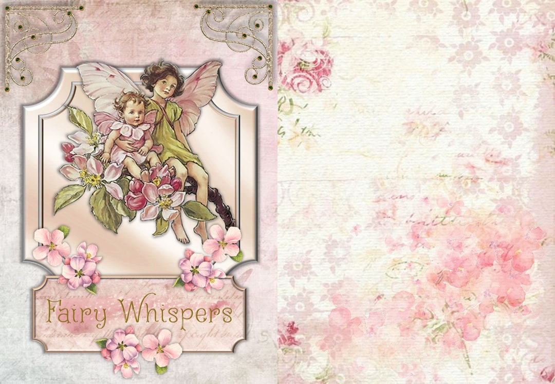 Printable Fairy Journaling or Scrapbook Kit. 28 Backing Papers With ...