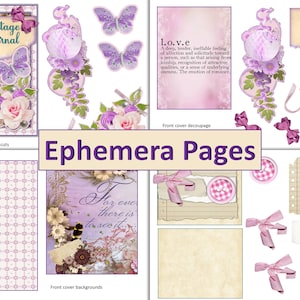 Printable Vintage Junk Journal Kit With Free Ephemera JPEG and PDF - Etsy