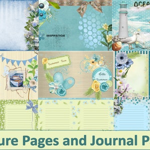 Printable Spring Summer Journal Kit With Free Ephemera. Junk Journals ...