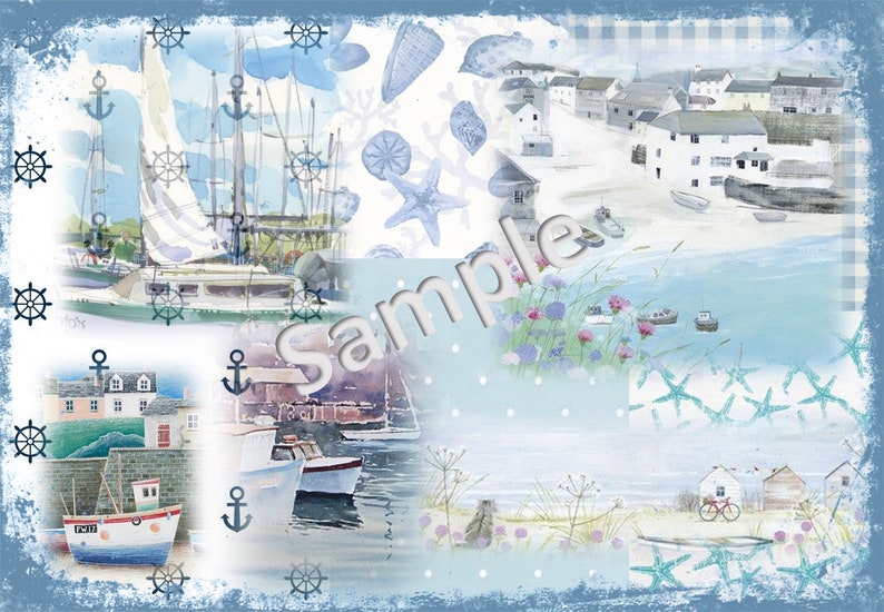 Printable Nautical Journal Kit set 5 With Free Ephemera. - Etsy