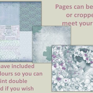 Shabby Chic Patchwork 12 X 12 Scrapbook Papers. Commercial Use - Etsy UK